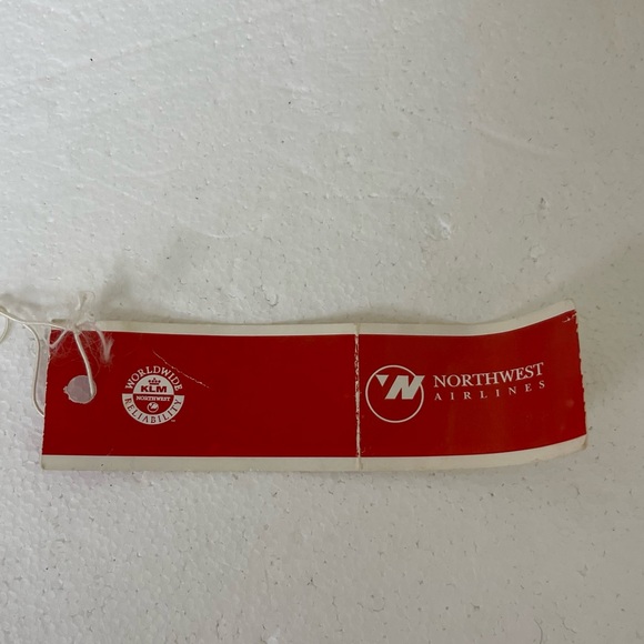 Bags | Vintage Northwest Airlines Paper Luggage Tag | Poshmark